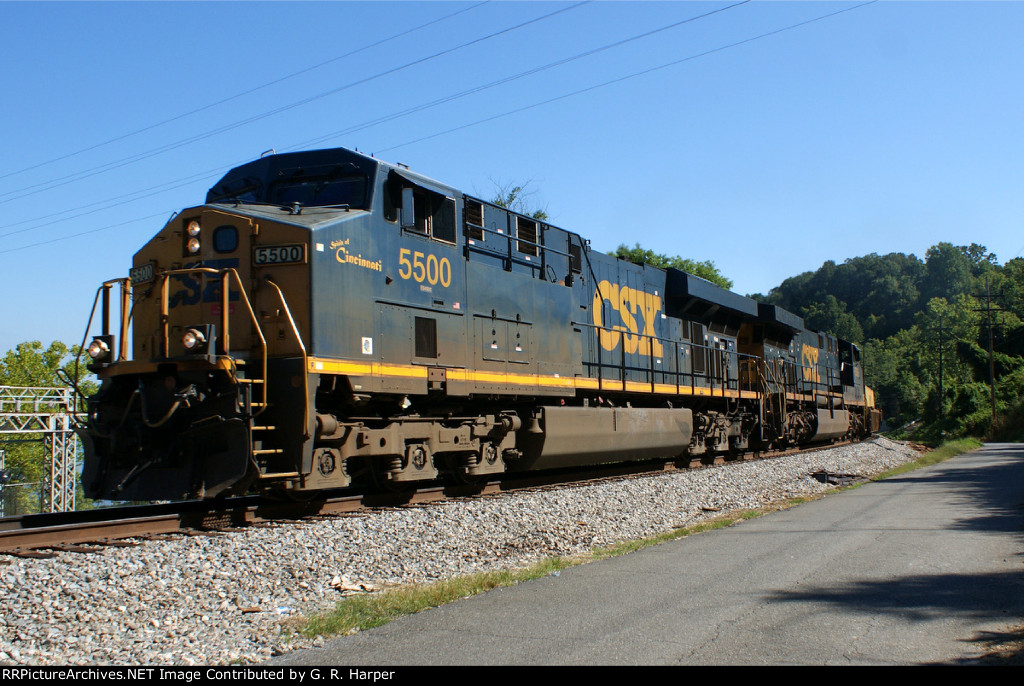 CSXT 5500 - "Spectre of Cincinnati" on Q13524